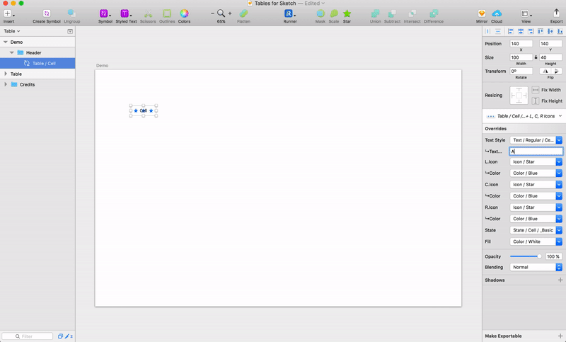 Hacking Tables in Sketch App. Building a classic table using… | by ...