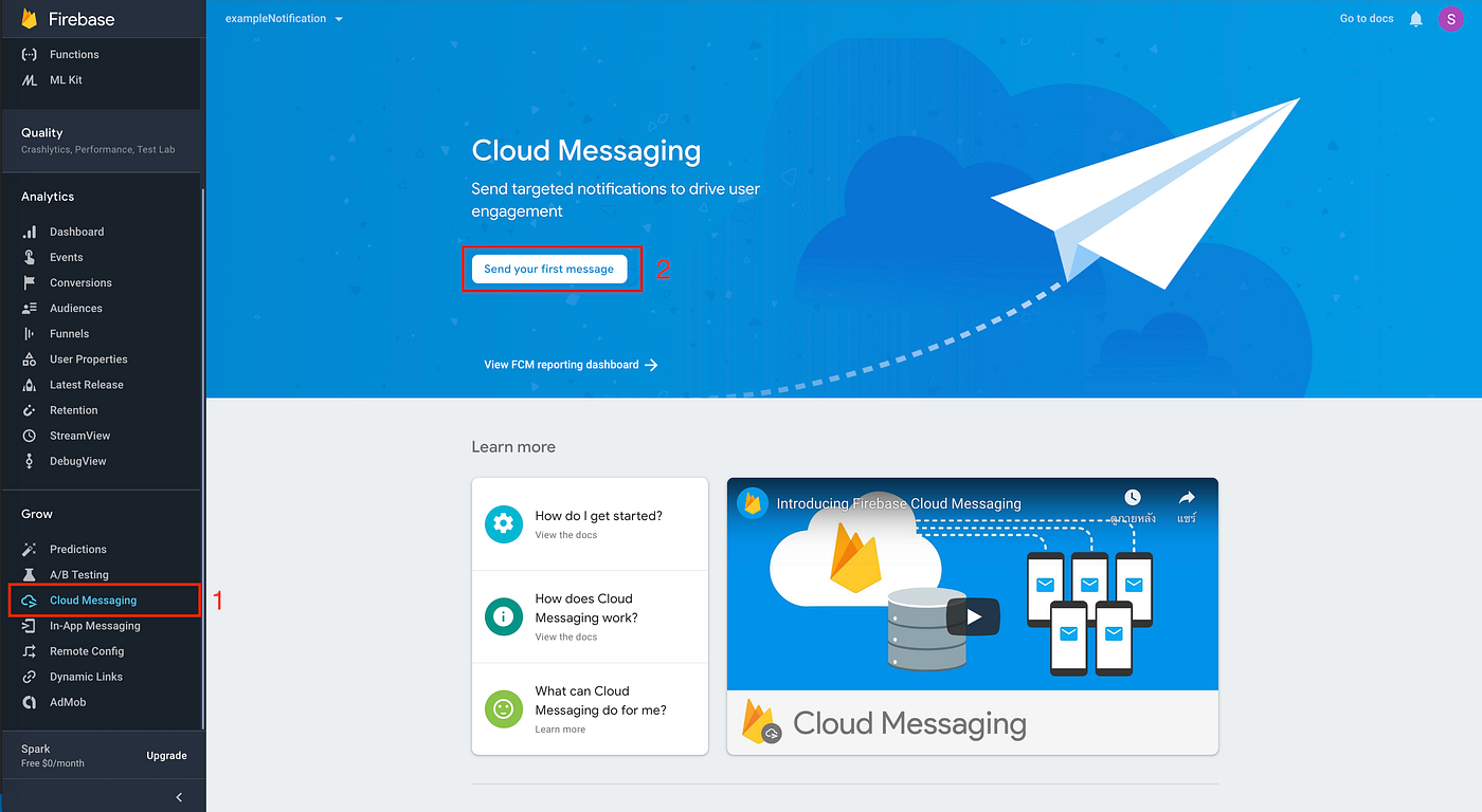[Beginner] IONIC-4 การทำ Push Notification ด้วย Firebase Cloud Messaging (Android) | by Settawat ...