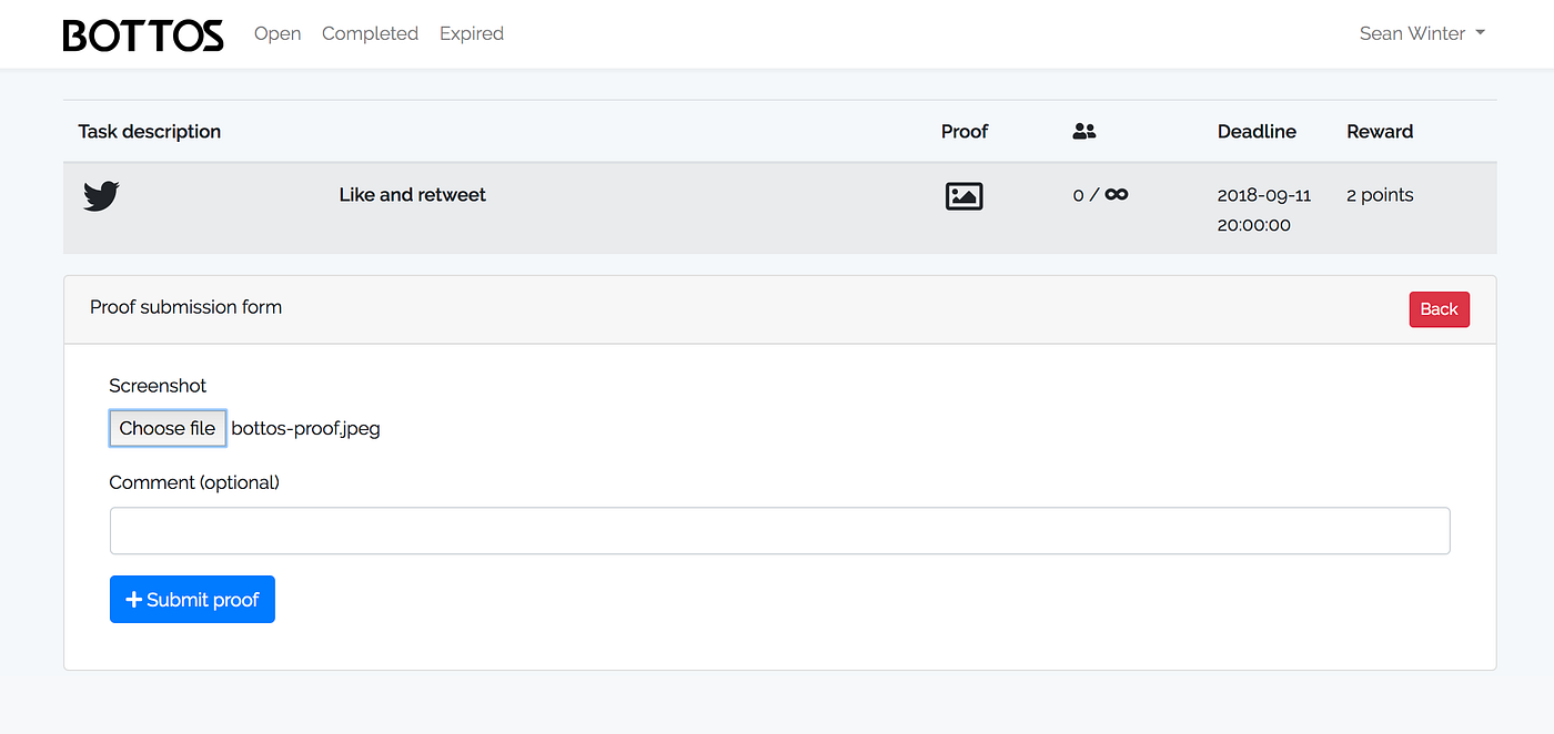 Bottos Project X Tasks Platform User Guide | by Bottos AI | Bottos | Medium