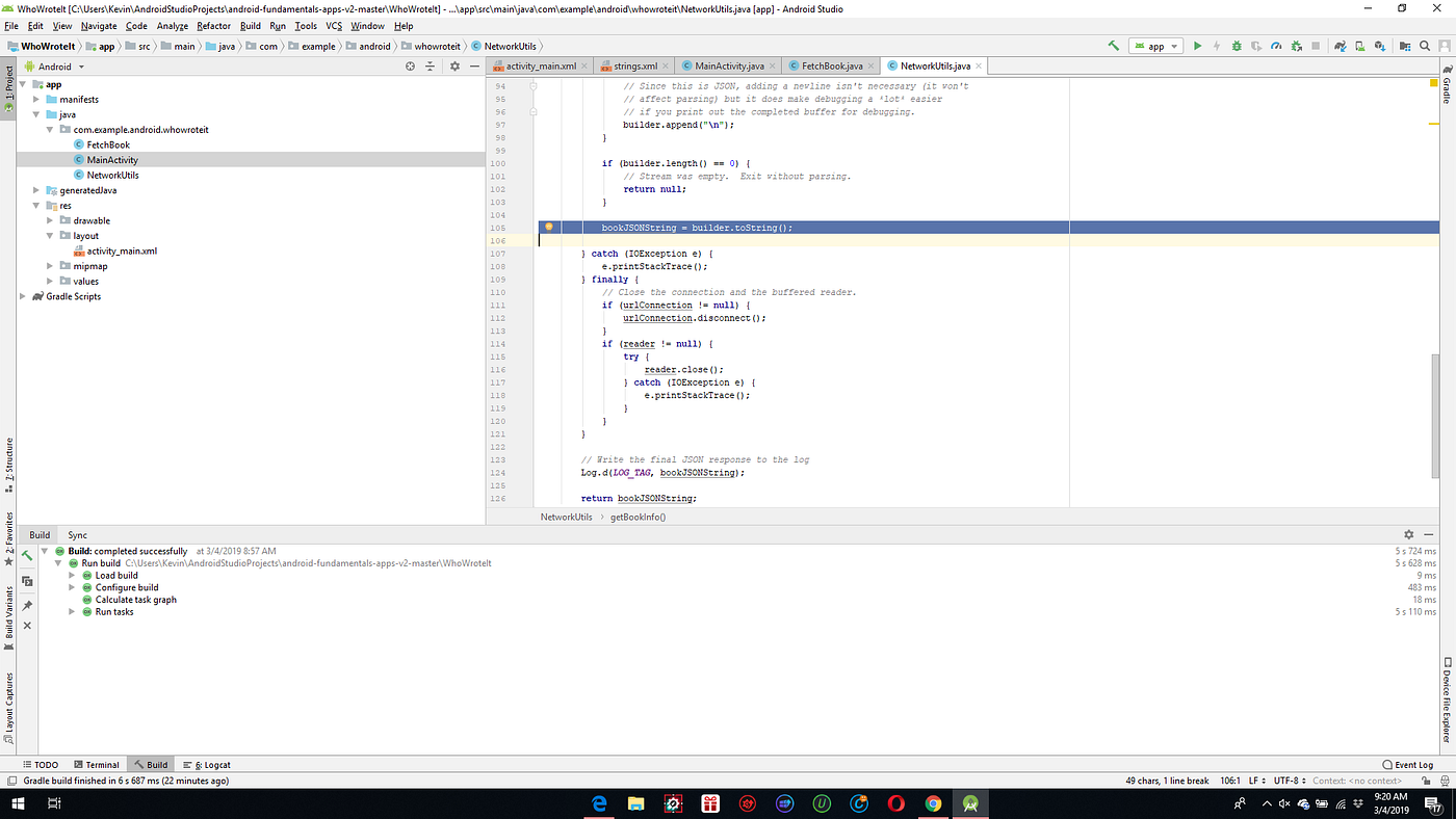 Android fundamentals 07.2: AsyncTask and AsyncTaskLoader | by Kevin Reynaldi | Medium