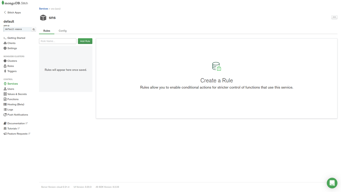 MongoDB Stitch +AWS queue. What is MongoDB stitch ? | by Sudhanva MG | Medium
