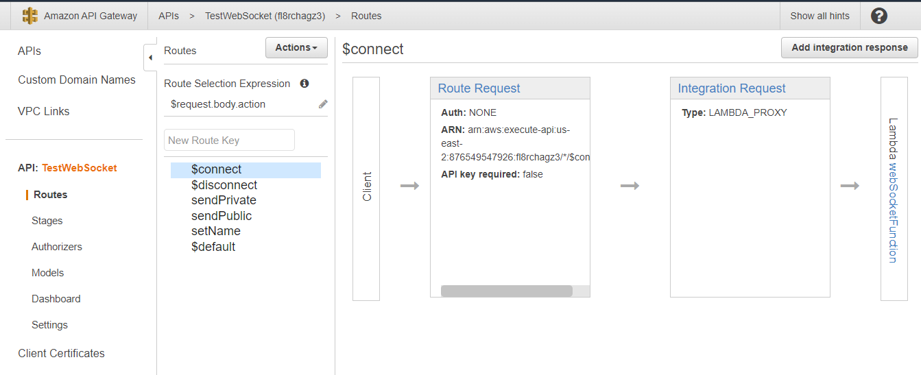 Web Socket Using AWS API Gateway and Lambda Function | by Mukesh Singh | Dec, 2021 | Medium
