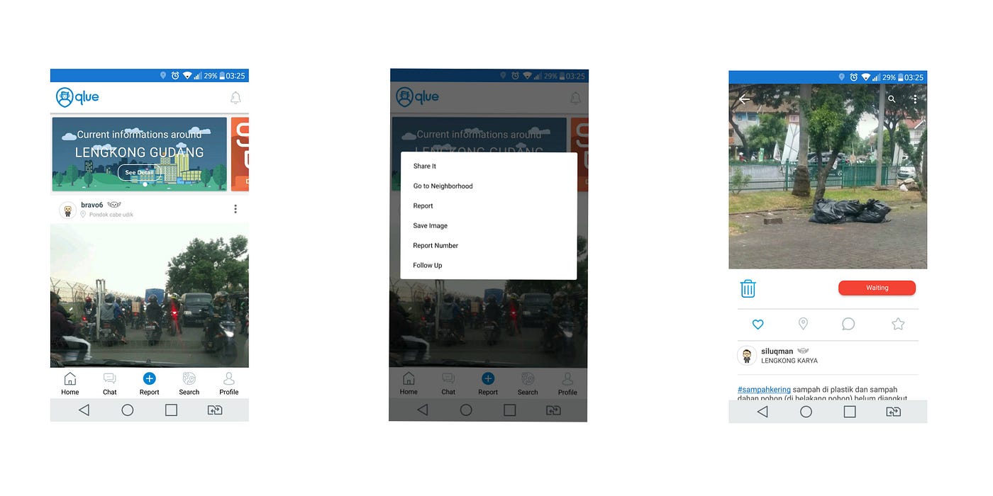 Qlue App — UX Case Study: Existing System Evaluation & Redesign | by ...
