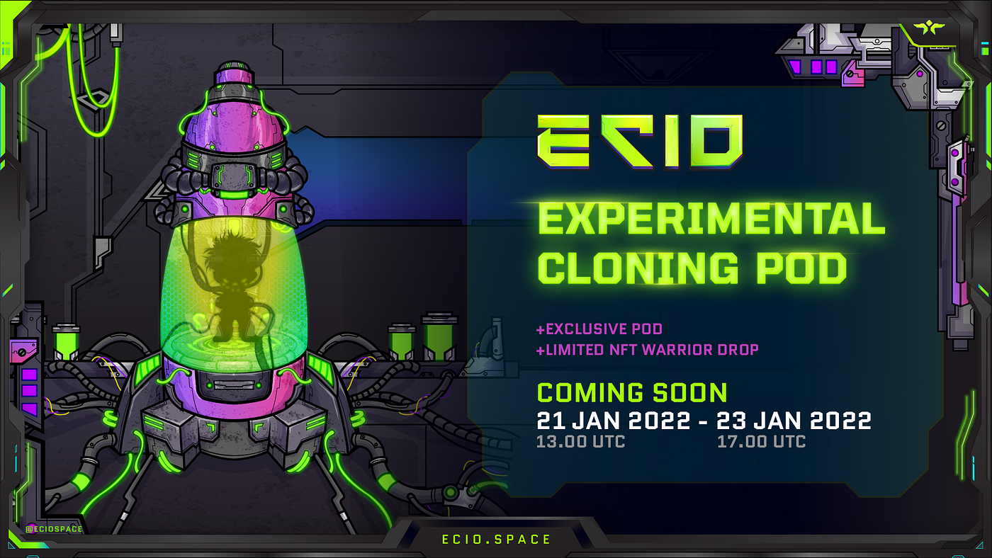 EXPERIMENTAL CLONING POD & LIMITED NFT Warrior “NATALIE” | by ECIO ...