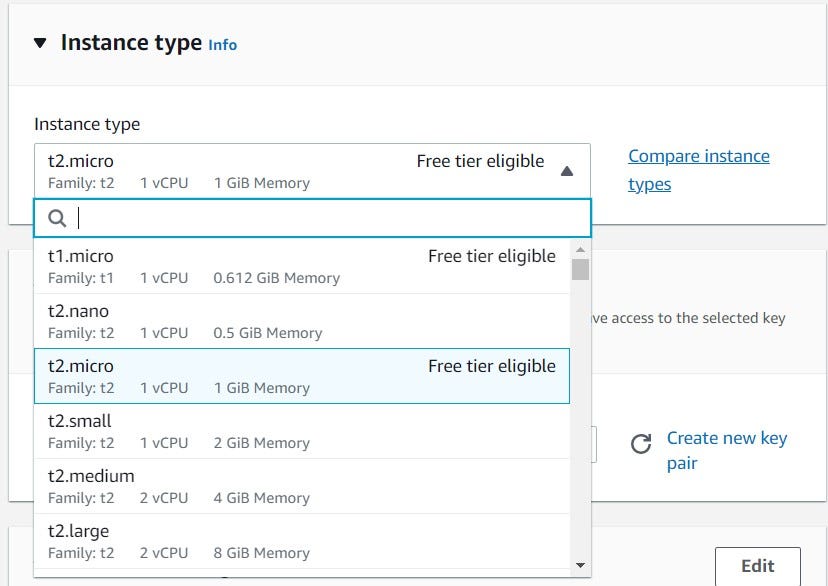 How to create a EC2 using AWS. Amazon elastic compute cloud (EC2)… | by ...