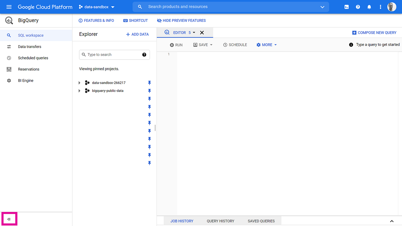 BigQuery New UI 2021 - All there is to know! | Towards Data Science