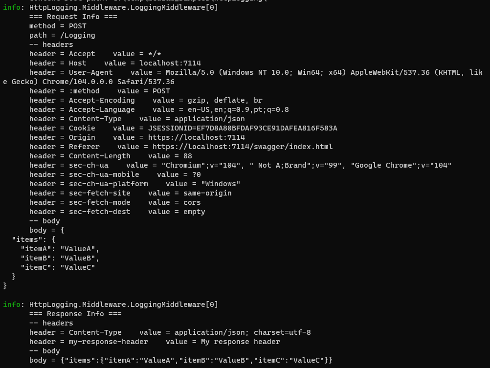 Logging HTTP Request and Response in .NET Web API | by Luis Rodrigues | Sep, 2022 | Medium
