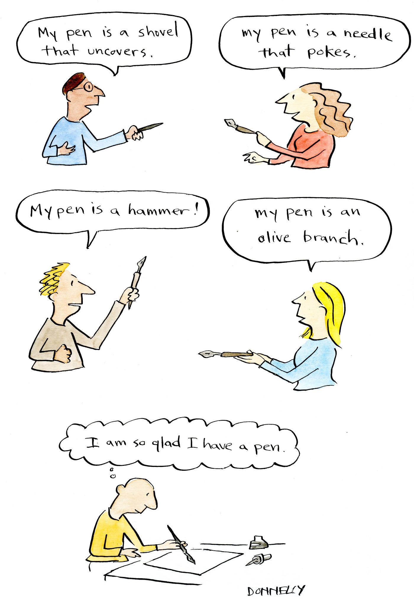 The Pens are Mightier. What we’ve learned about cartoonists | by Liza ...