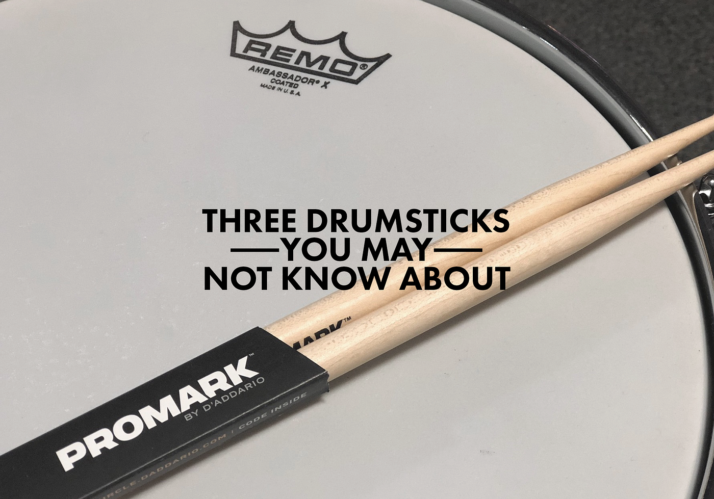 3 Drumsticks You May Not Know About: | by Cascio Music | Medium