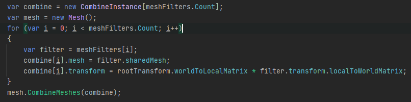 Combining meshes in Unity to a single mesh with unique materials | by Oleg Vashenkov | Sep, 2022 ...