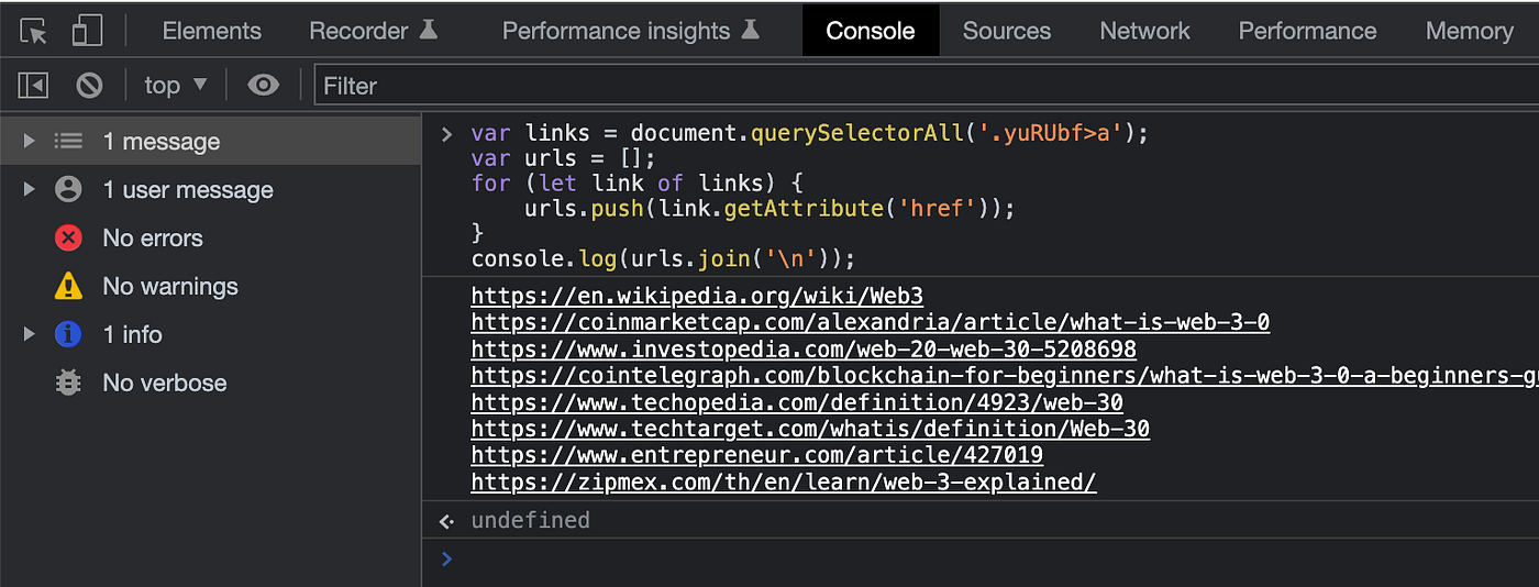 How to get all the links from a web page | by Stephen Lee | Jun, 2022 ...
