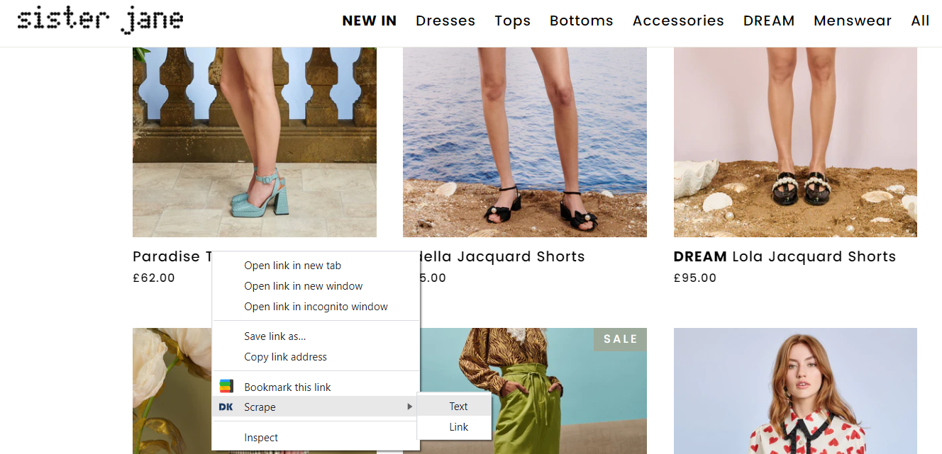 How to scrape data from Sister Jane using python | by Manisha Surada | Selenium-pro | Sep, 2022 ...
