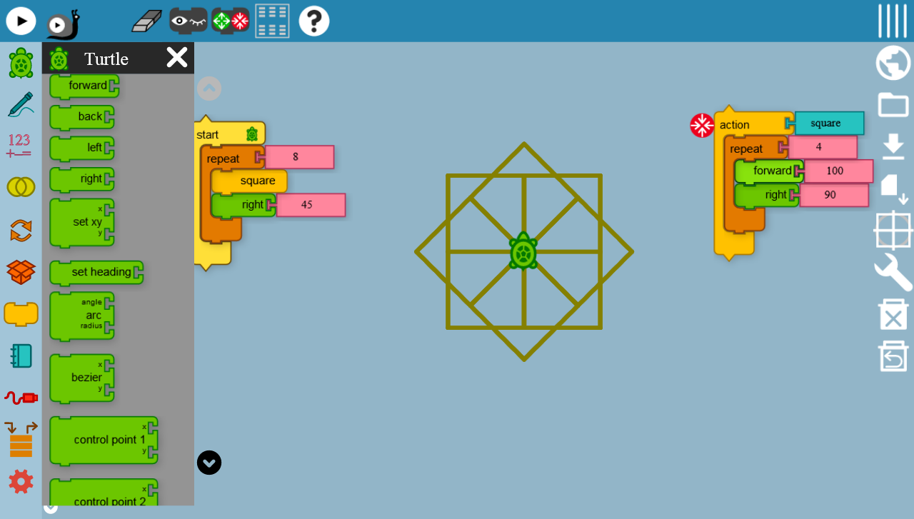 Turtle Blocks JS. Turtle Block JS is an Activity that has… | by God ...