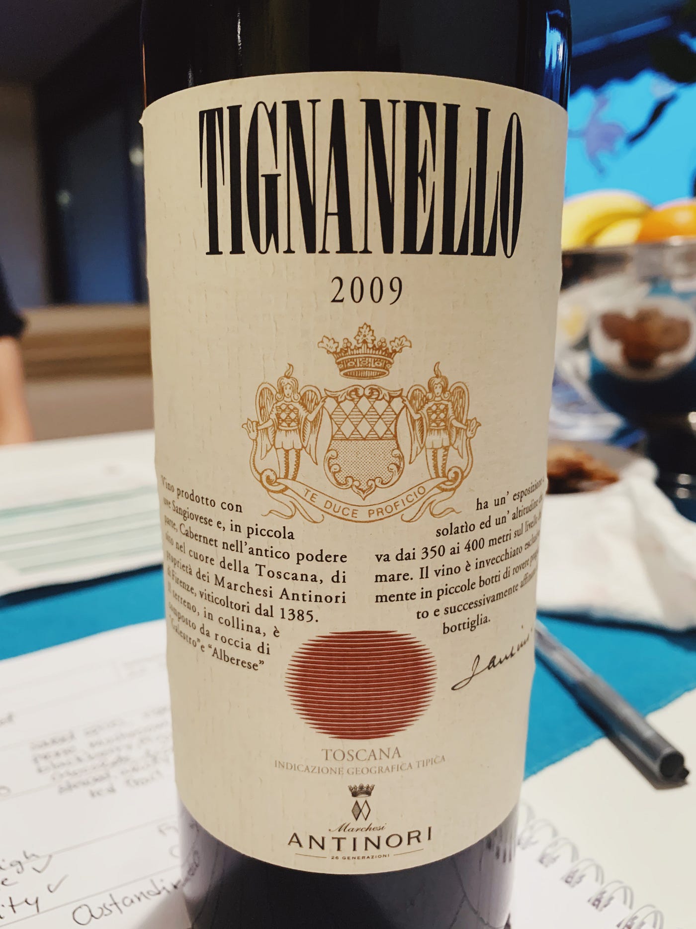 2009 Tignanello — On Super Tuscans & Wine Review | by Vinum Lore | Medium