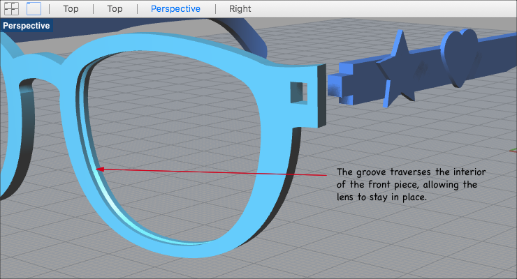 3D Printed Eye-Glasses Testing. Here is the first prototype for the ...