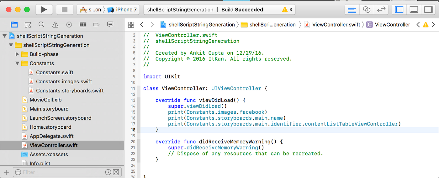 iOS | How I handled hardcoded strings of images / storyboards using shell scripts | by Ankit ...