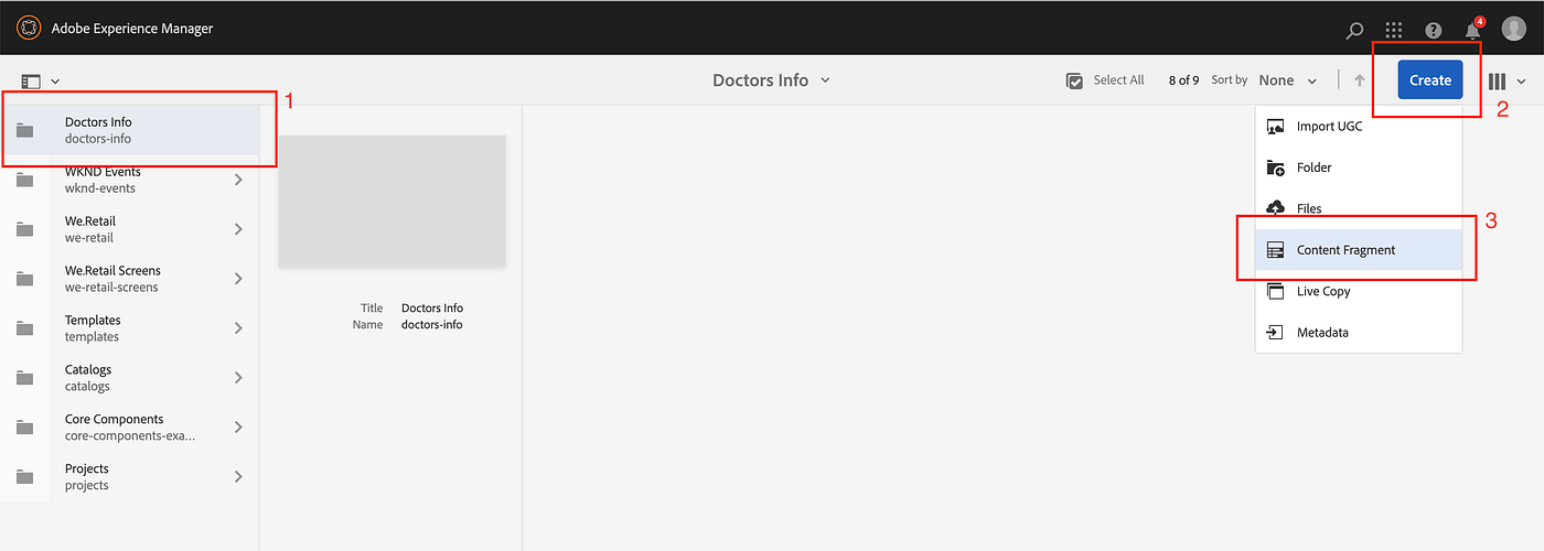 How to Create a Content Fragment in AEM. | by Mayur Satav | Apr, 2022 | Medium
