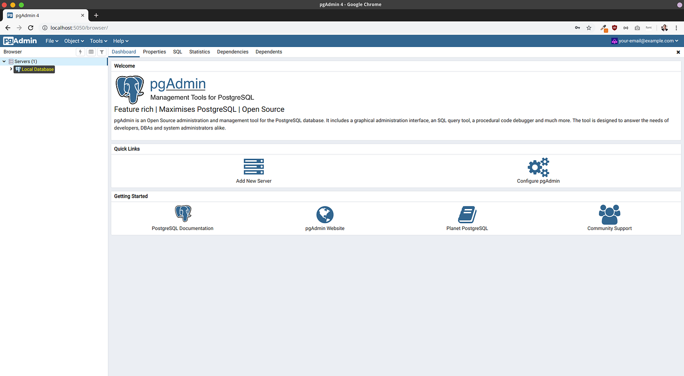 Menjalankan PostgreSQL dan PgAdmin4 di Docker Container | by Muhammad Rizki Fikriansyah | Daily ...