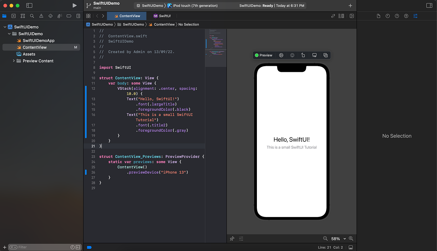 Getting started with the SwiftUI. Hello everyone! I am back with another… | by Naman Mittal ...