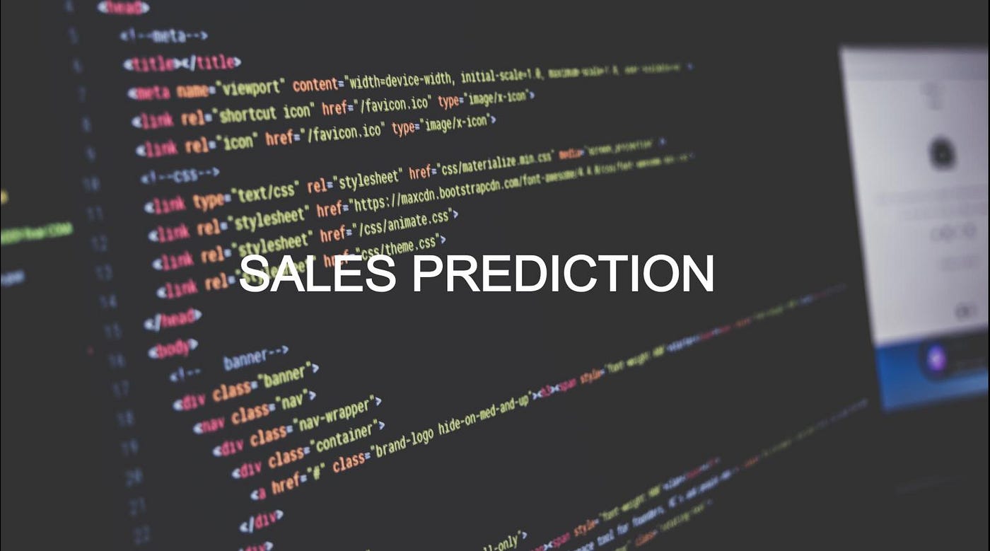 Sales Prediction using machine learning | by Pravsharma | Medium