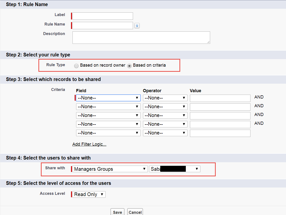 Salesforce Share Records With Manager Groups Using Sharing Rules By Saba Sayed Medium
