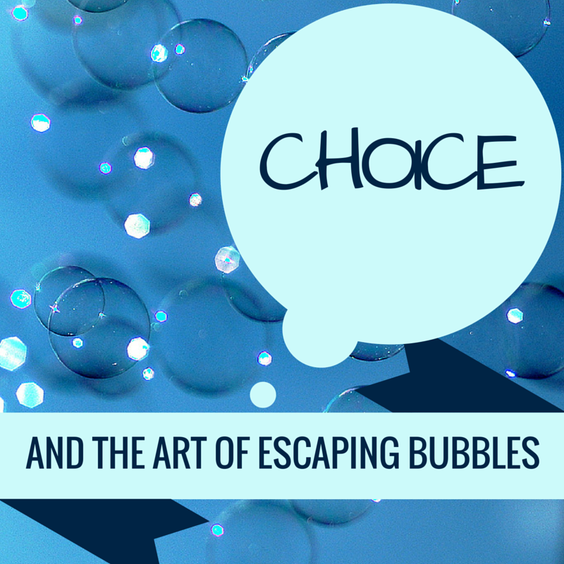 Choice and the Art of Escaping Bubbles | by Jill Falk | Medium
