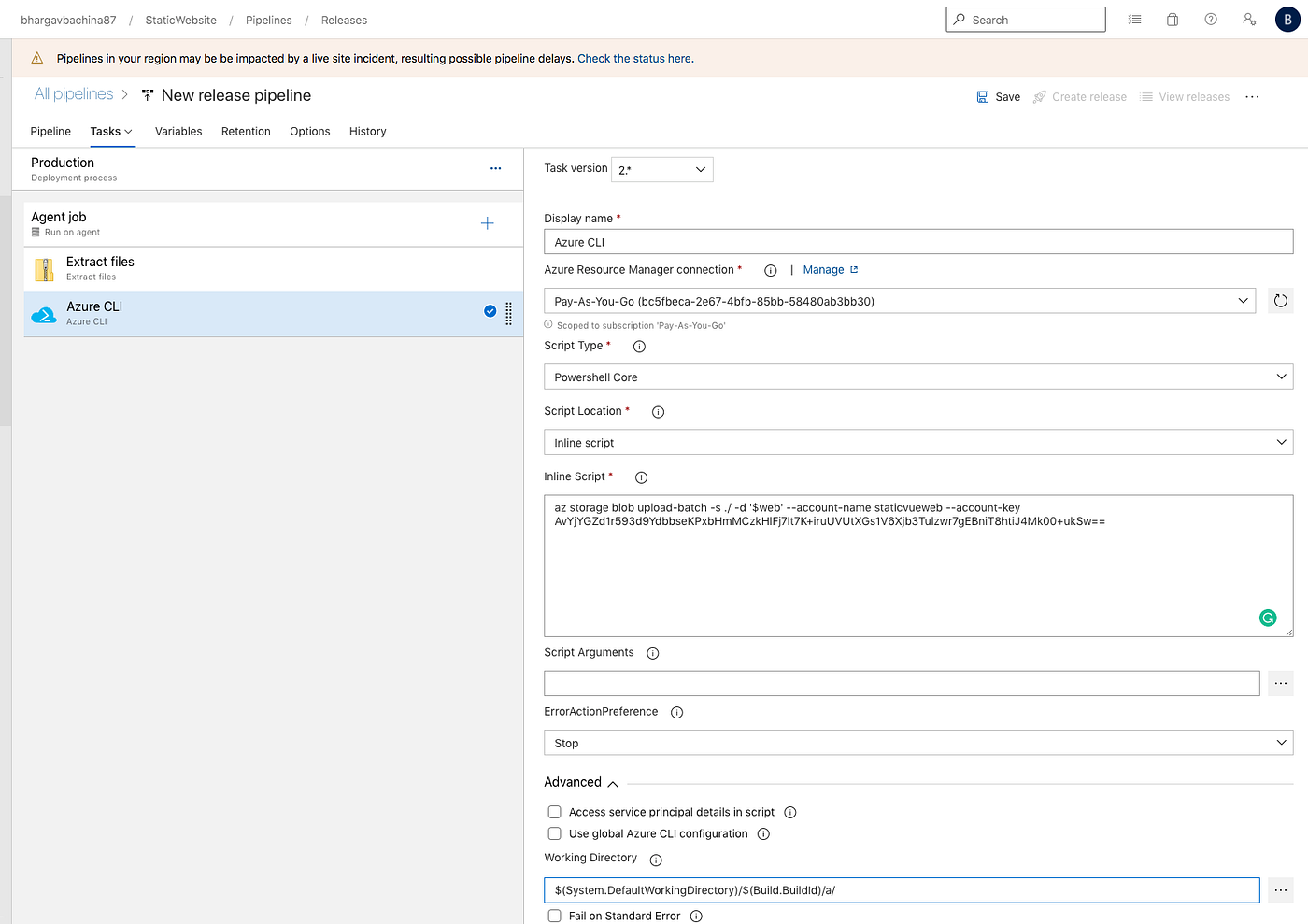 How To Build CI/CD For Static Vue.js App Using Azure DevOps | by Bhargav Bachina | Bachina Labs ...