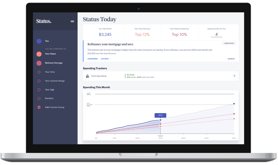 Introducing: Status Money. The world’s first PFM website that lets ...