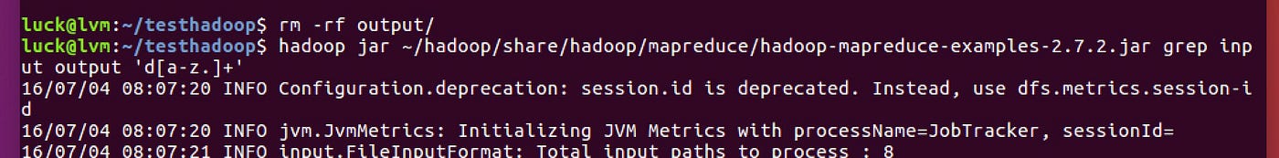 Setting up Hadoop 2.7.2 Standalone and Pseudo-Distributed Modes on Ubuntu 16.04 | by Luck ...