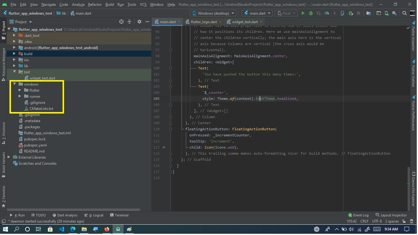 Flutter Windows executable creation | by Luck Ashish | Medium