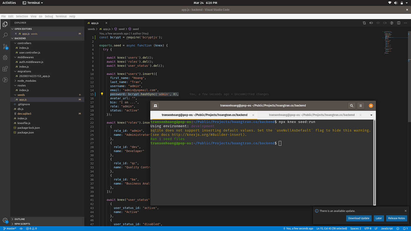 Tutorial for Authentication and Authorization in a Node Application | by TRAN SON HOANG | Level ...