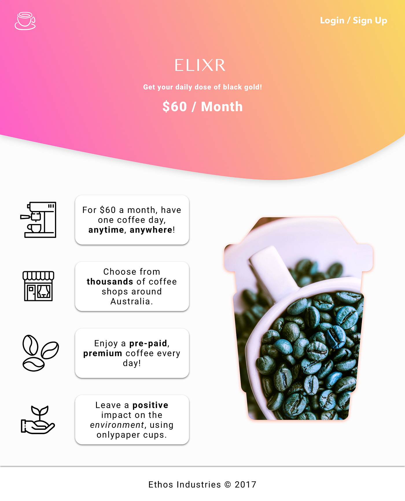 Elxr — revolutionising how you drink coffee | by Ethan Hansen | Medium