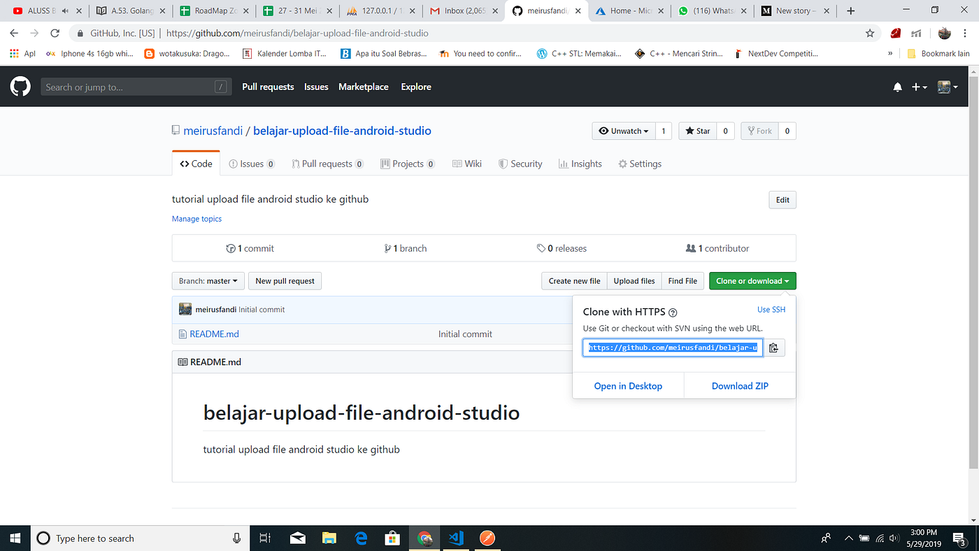 Cara upload Project Android ke Github | by Mei Rusfandi | Medium