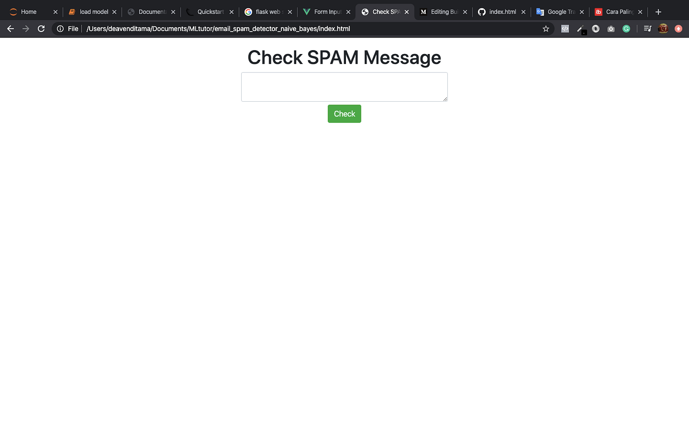 Building Spam Message Detector Using Python and Vue JS | by Dea ...