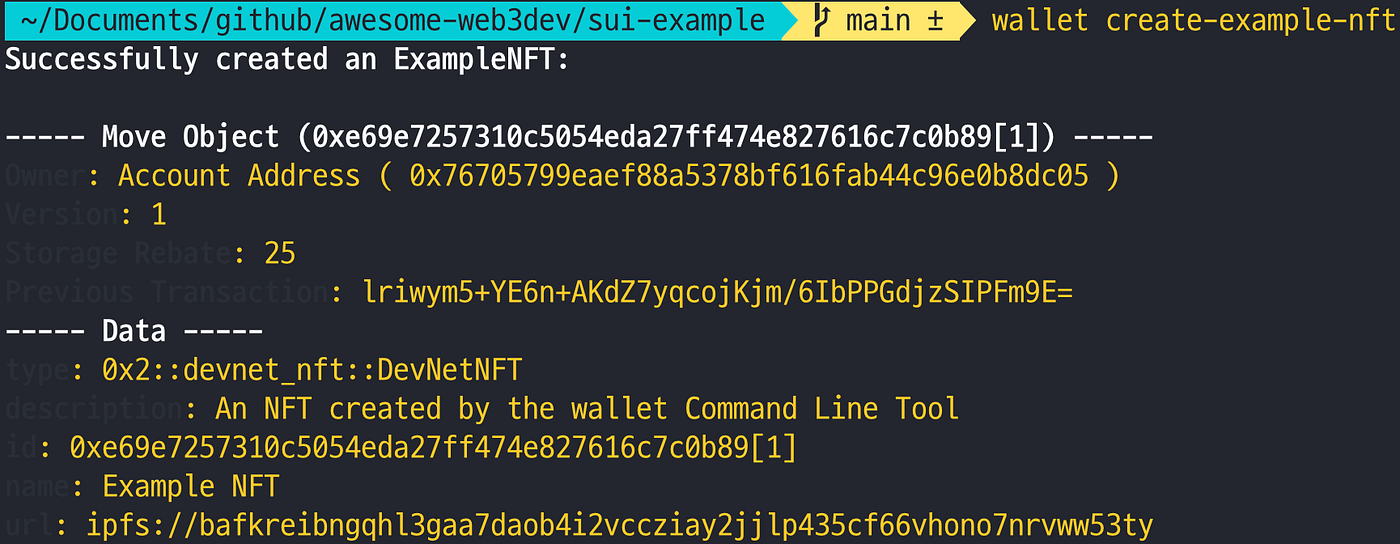 [EN] My First Impression of Sui Move — (1) Introduction & Minting a simple NFT | by Sigrid Jin ...