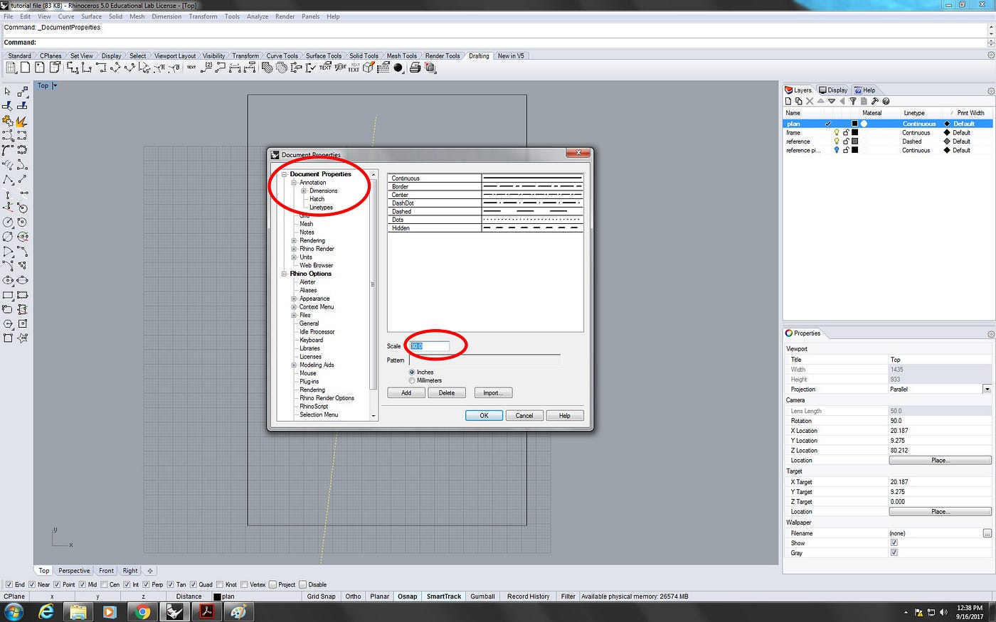 Exporting 2D drafting from Rhino to PDF | by Xulong | DPro | Medium