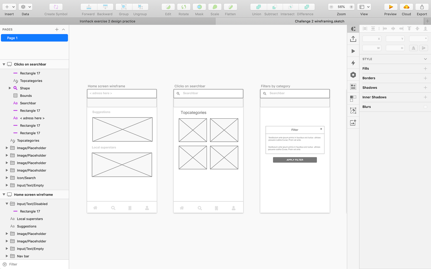 Challenge 2: wireframing Uber Eats | by Richardvisser | Medium