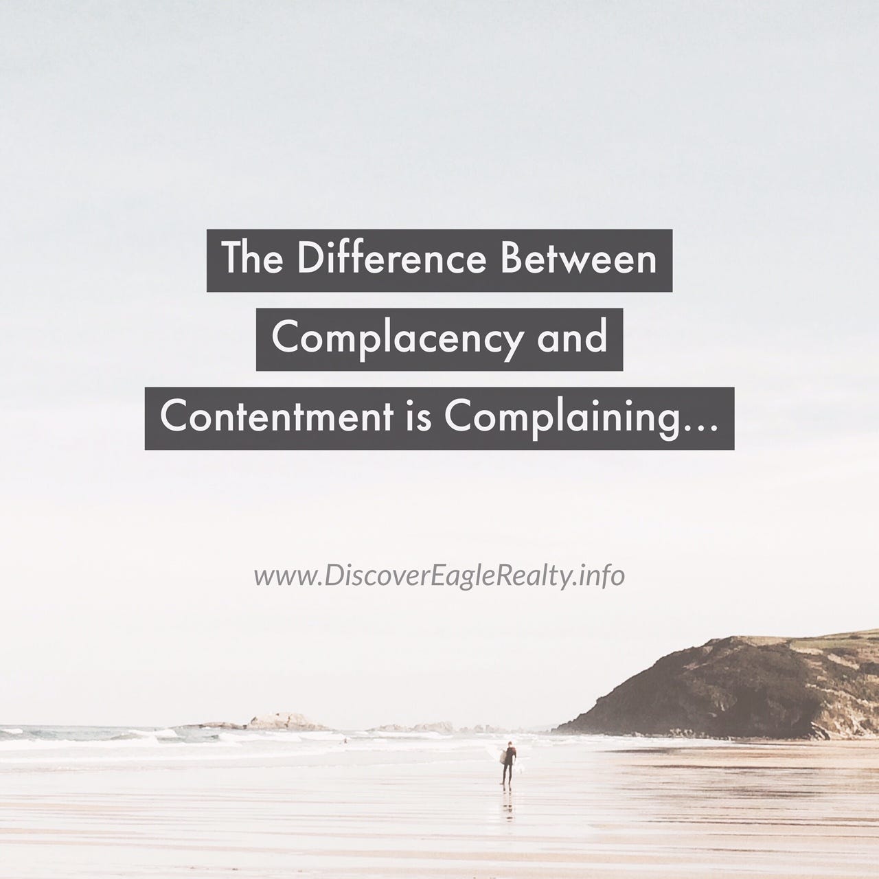 The Difference Between Complacency and Contentment is Complaining | by ...