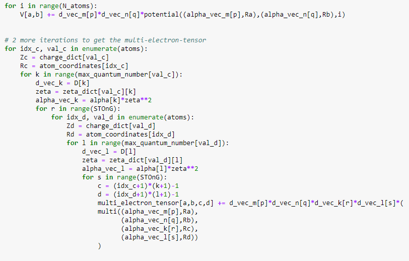 Practical Introduction to Hartree-Fock Algorithm using Python | by Laksh | Analytics Vidhya | Medium