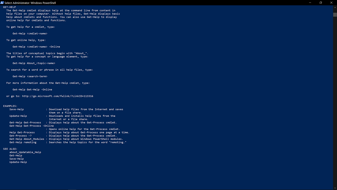 An Introduction To PowerShell Part 1. | by EasternFace | Dev Genius