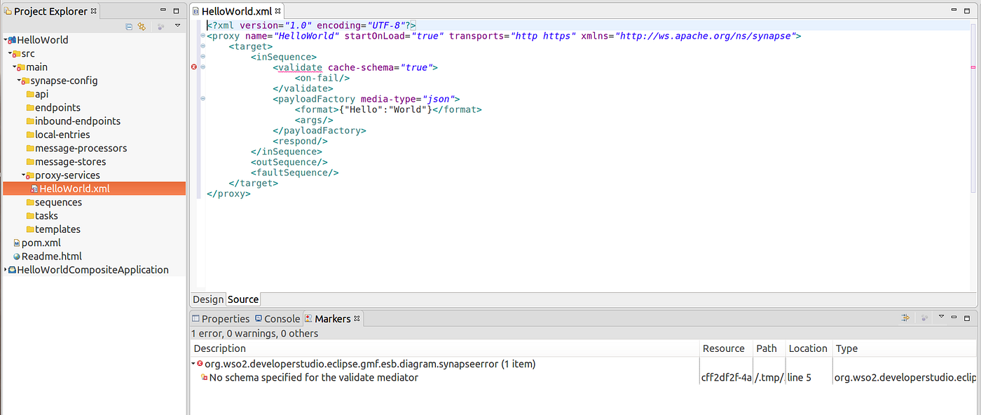 Visual cues to indicate errors in WSO2 Integration Studio | by prabushi samarakoon | Think ...