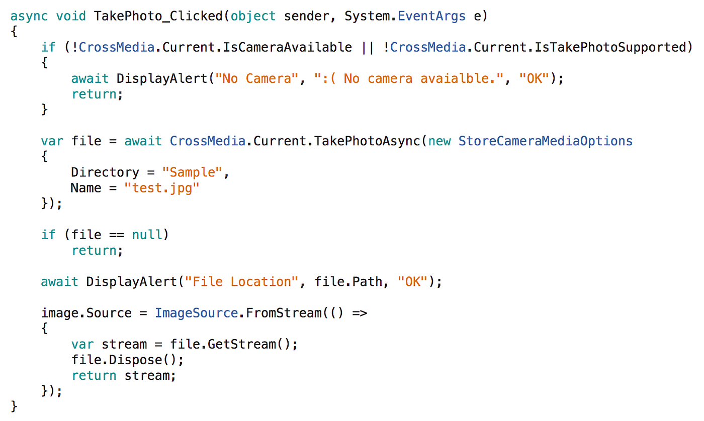 Xamarin Forms — Take Photo with Camera | by CodeBangkok | Medium