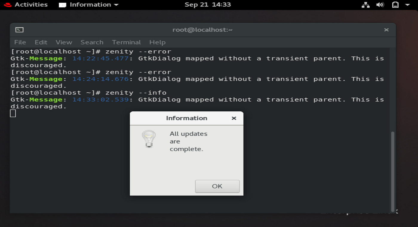 How to create a GUI prompts for shell scripts ? | by Adarsh Yadav | Sep ...