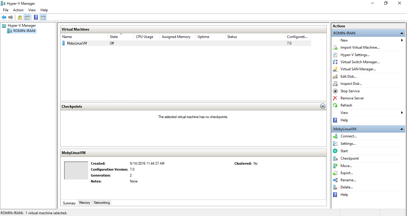 Docker hyper v vs virtualbox - caribbeansno