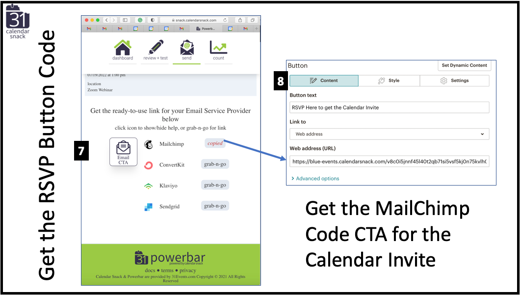Calendar RSVP Buttons. Making an RSVP Button for Mailchimp to… | by ...