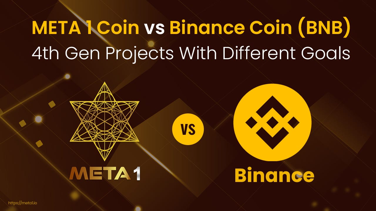 Binance Coin (BNB) vs META 1 Coin — 4th Gen Projects With Different ...