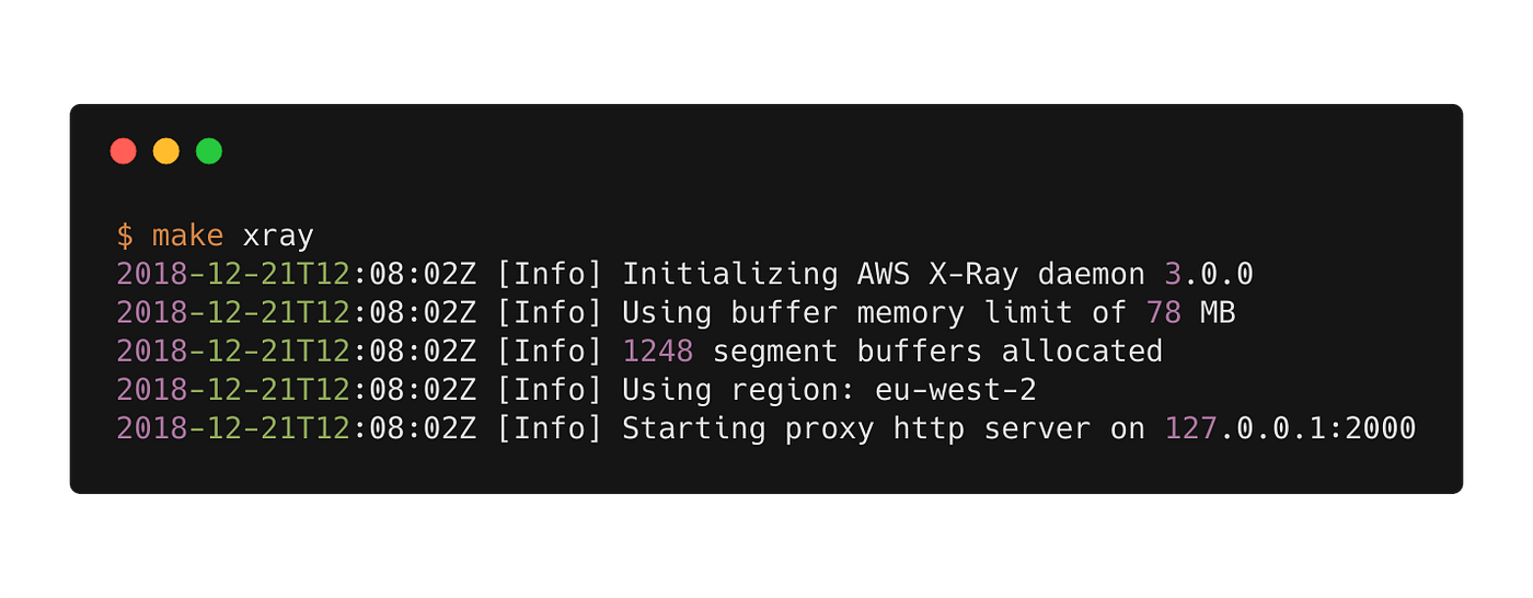 Instrumenting Go using AWS X-Ray. Observability of production workloads ...