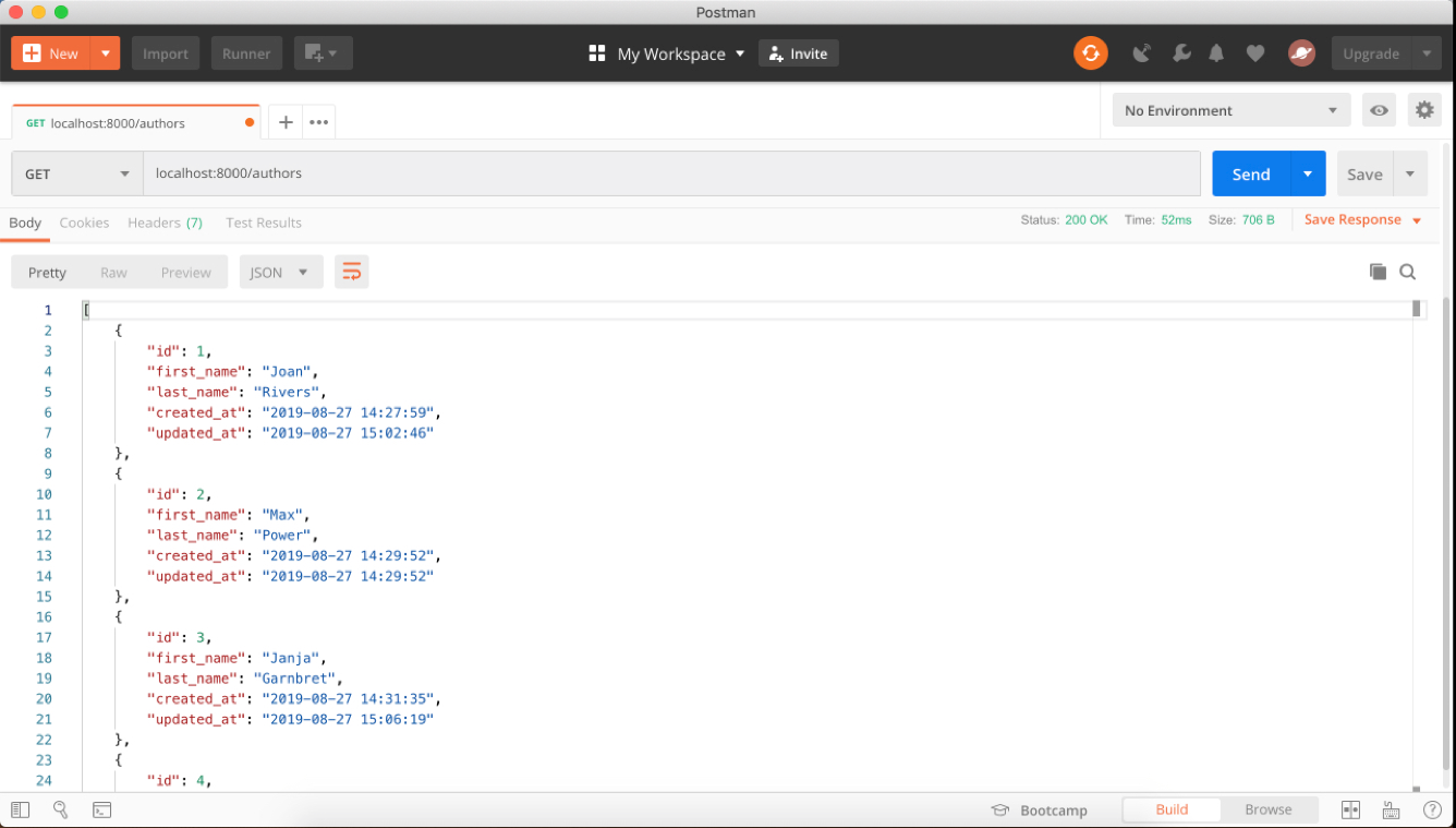 Make a Lumen based REST API with more than one table | by Pat Curry ...