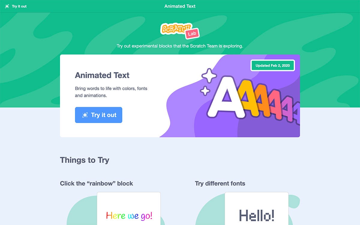 Scratch Lab: Extending Creative Possibilities and Play | by The Scratch Team | The Scratch Team ...