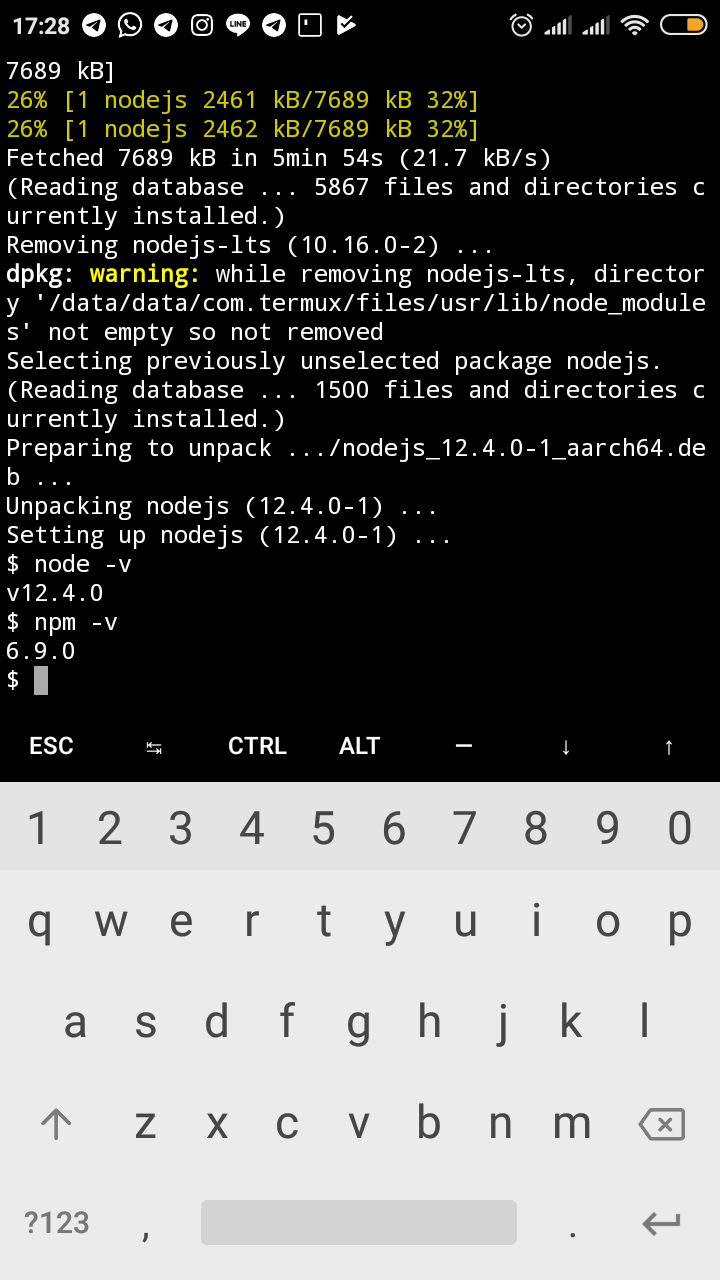 Installation Node Js And Express Generator Di Termux Android By Fachru Dahri Medium